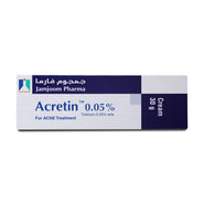 Acretin 0.05% Cream for Acné (Tretinoin) 30g – Mero.ma