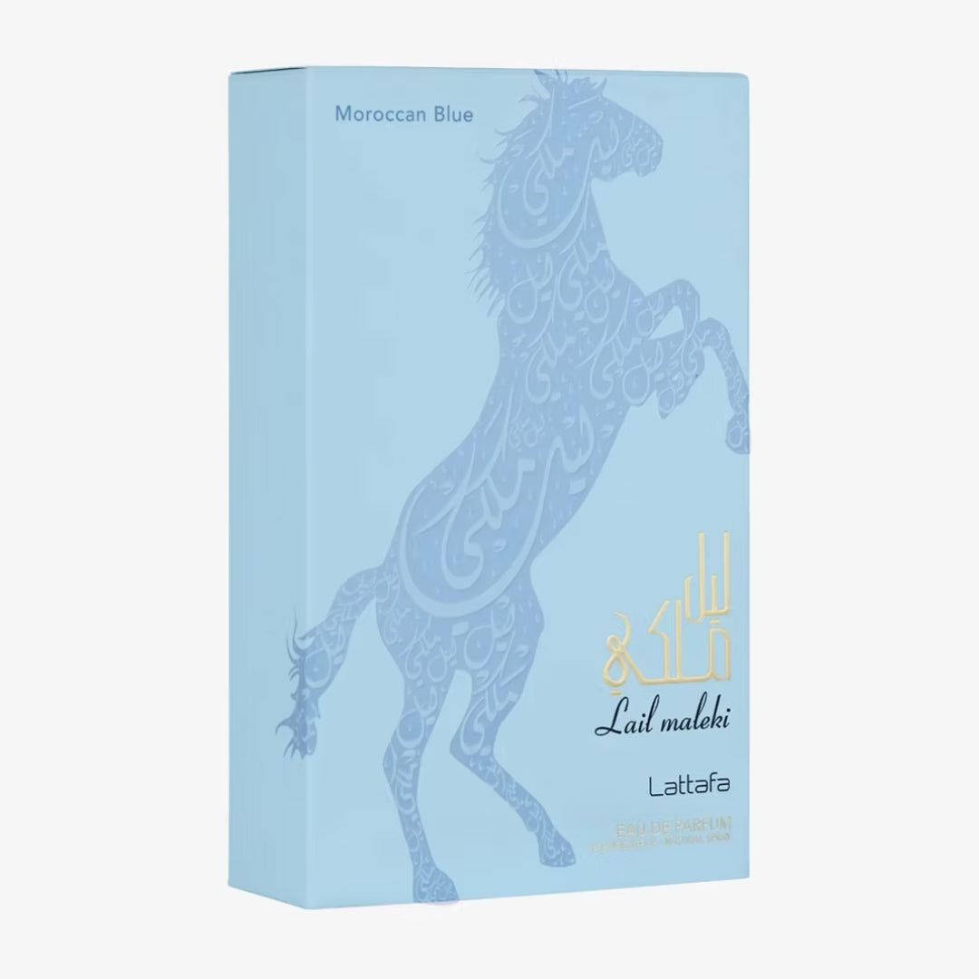 Lail Maleki Marocain Bleu de Lattafa Pour Homme - 100ml – Mero.ma