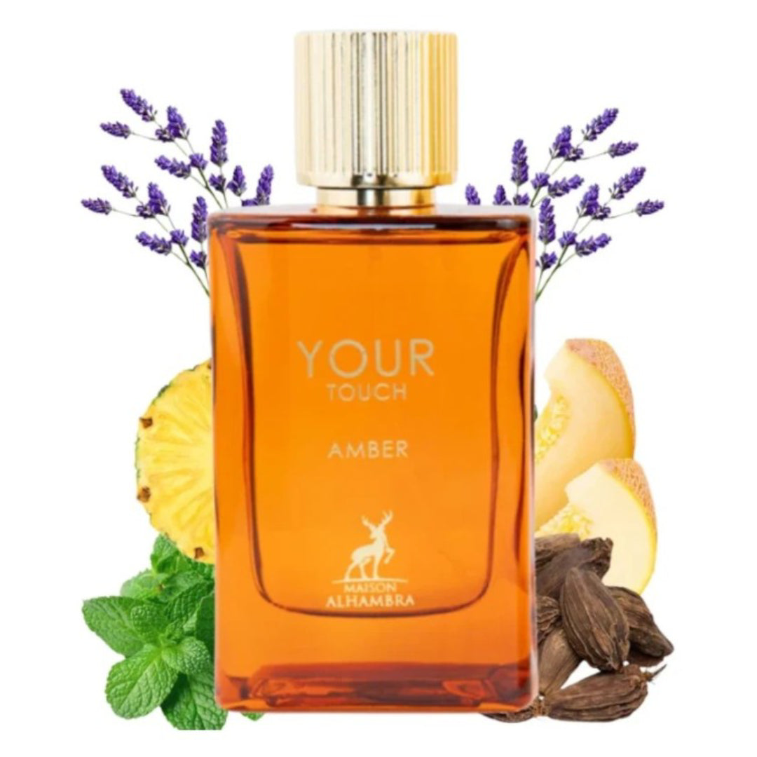 YOUR TOUCH AMBER - MAISON ALHAMBRA Eau de Parfum Unisexe - 100ml – Mero.ma